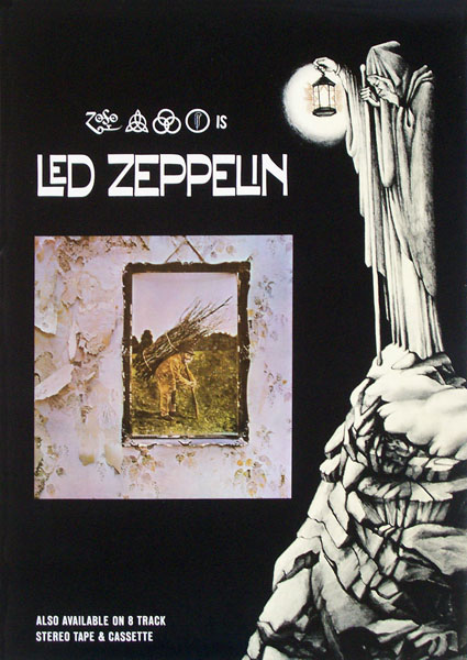 LED ZEPPELIN - 4TH ALBUM, 1971. from http://www.rock-explosion.com ...